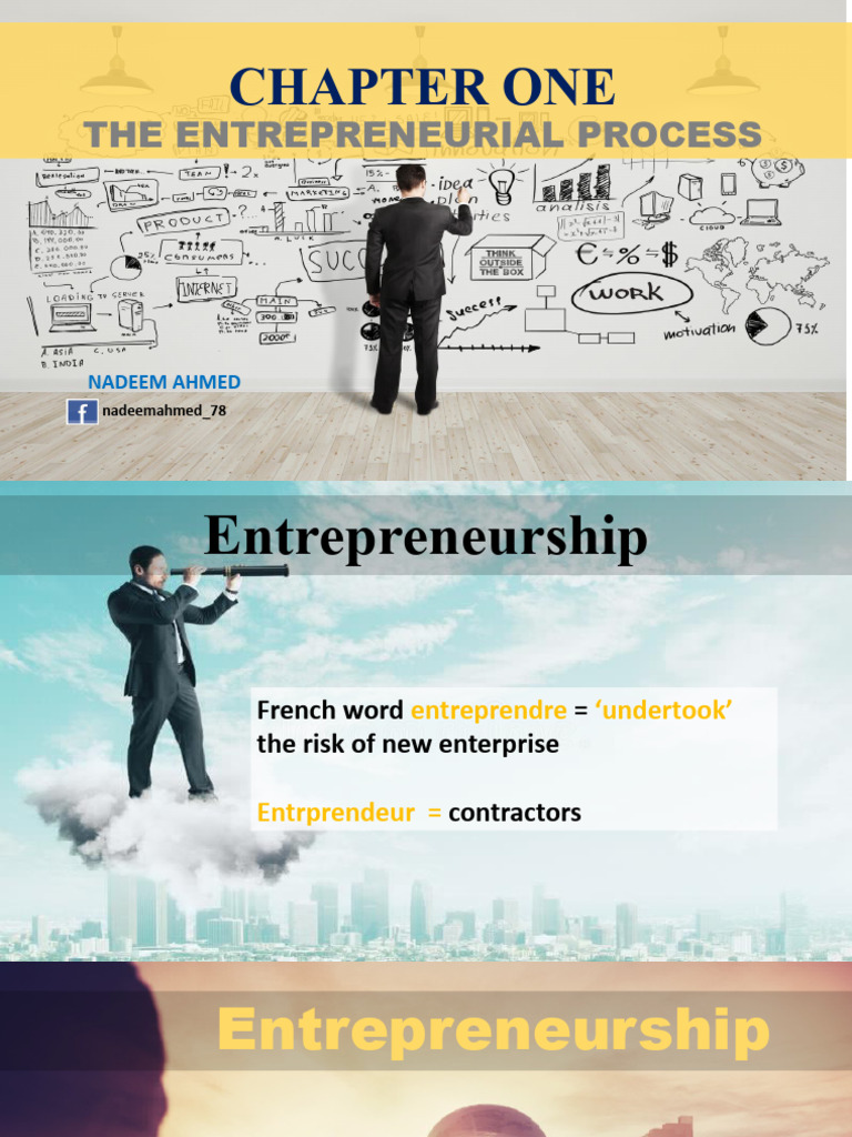 Chapter 1 The Entrepreneurial Process | PDF | Entrepreneurship | Marketing