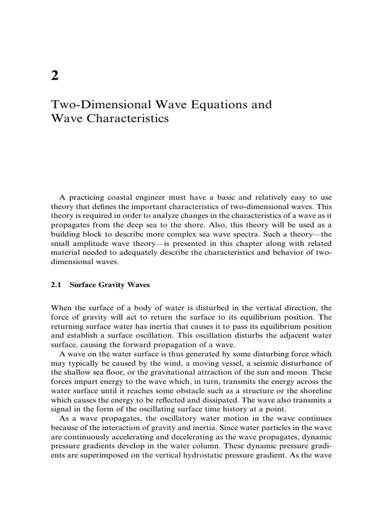 Two Dimentional Wave Theory | PDF | Waves | Physics