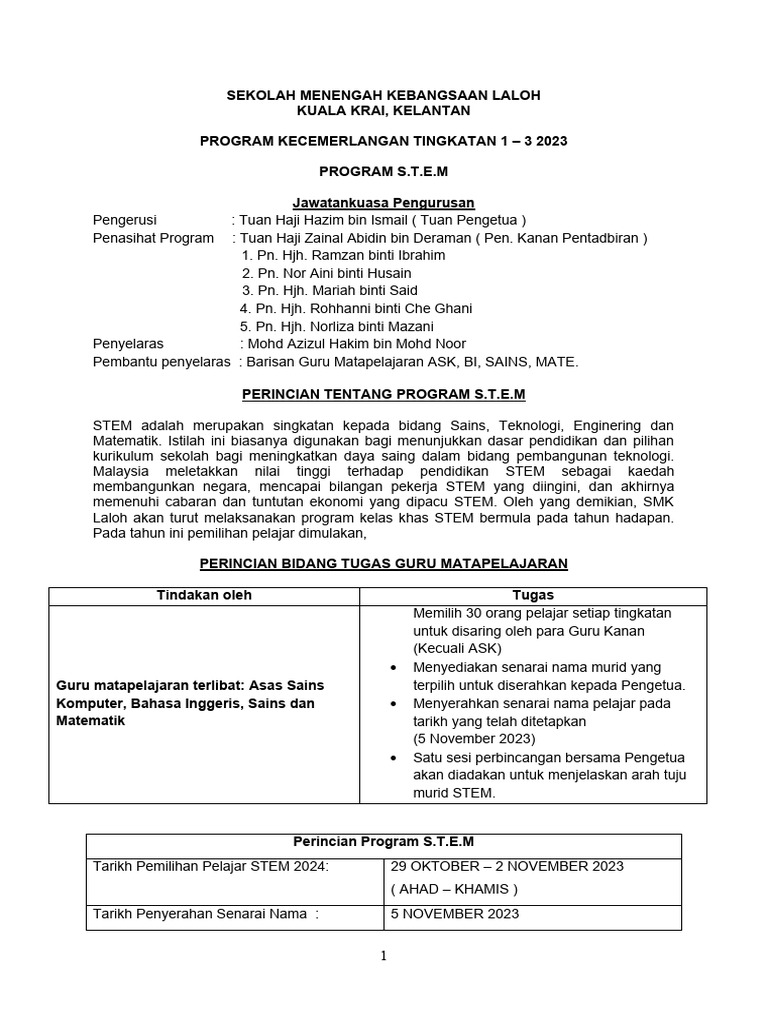 Stem 2024 | PDF