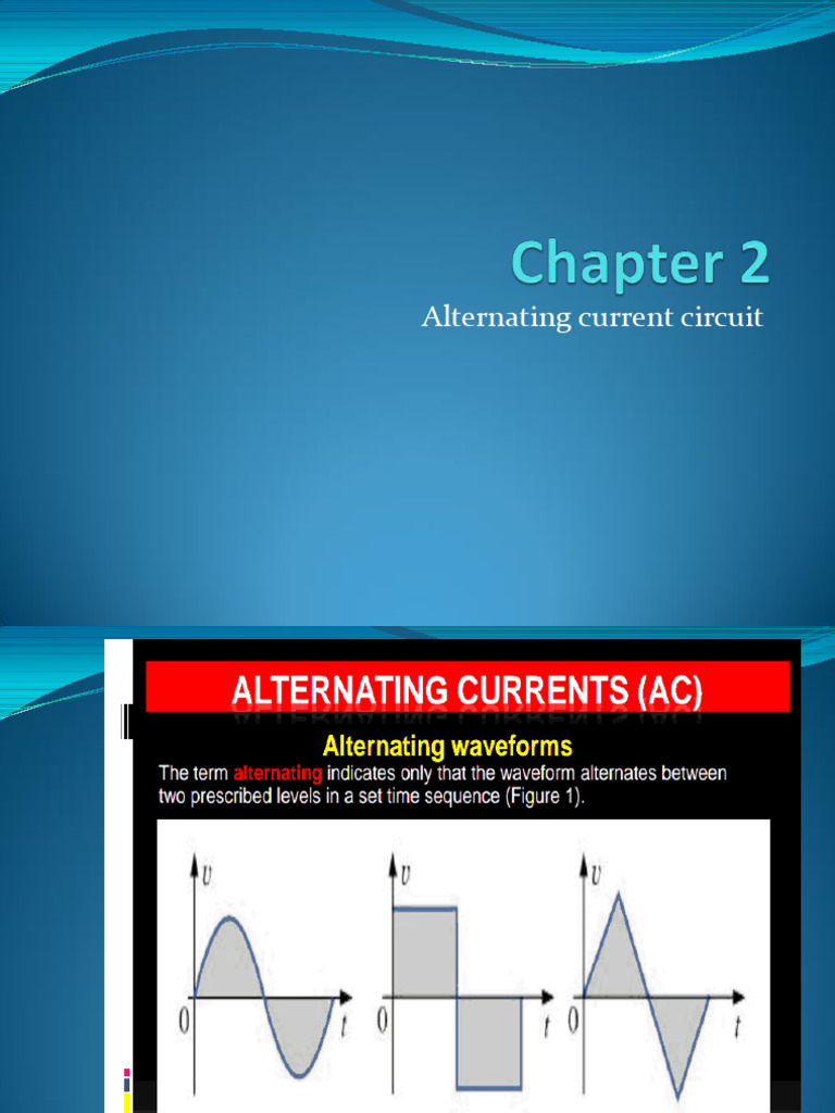 Chapter 2-Alternating Current (AC) Circuits | PDF | Electrical ...