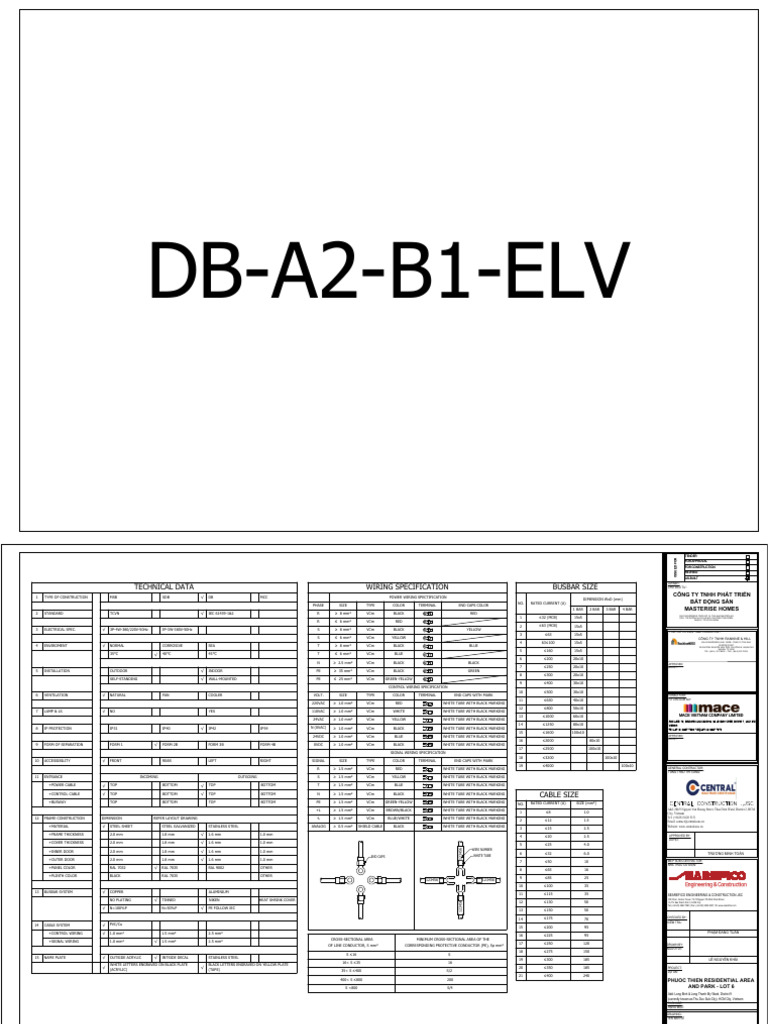 12.Tủ Điện DB-A2-B1-ELV | PDF | Electrical Wiring | Building Materials