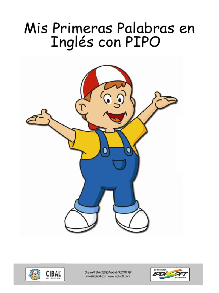 Mis Primeras Palabras en Ingles Con Pipo | PDF | Aprendizaje | Memoria