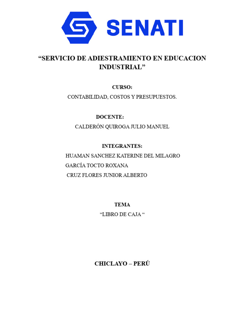 Libro de Caja: Guía Completa y Ejemplos | PDF | Contabilidad | Business