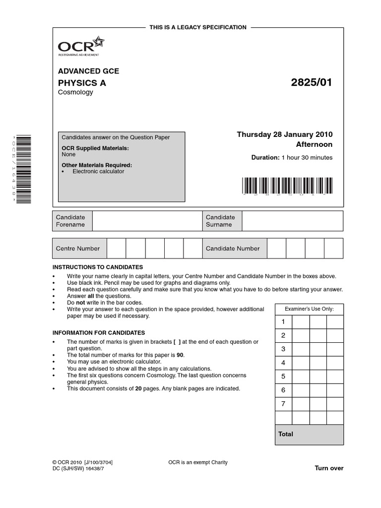 2825 Jan 2010 Cos | PDF | Solar Cell | Photoelectric Effect