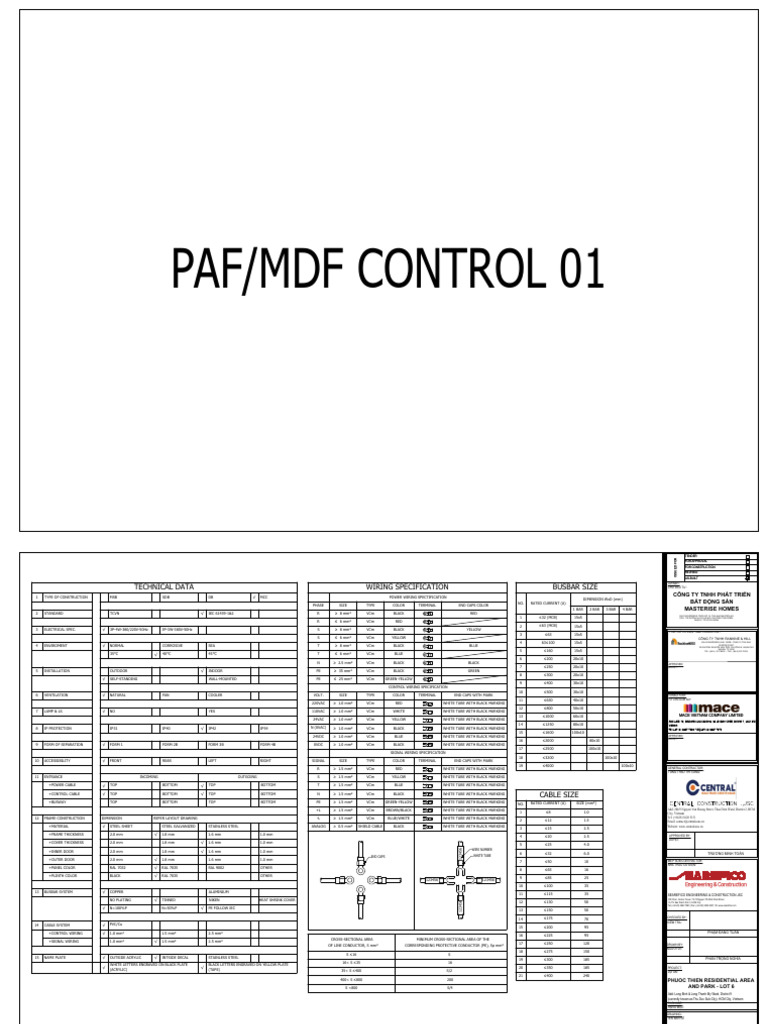 Paf-Mdf Control 01 | PDF | Electrical Wiring | Building Materials