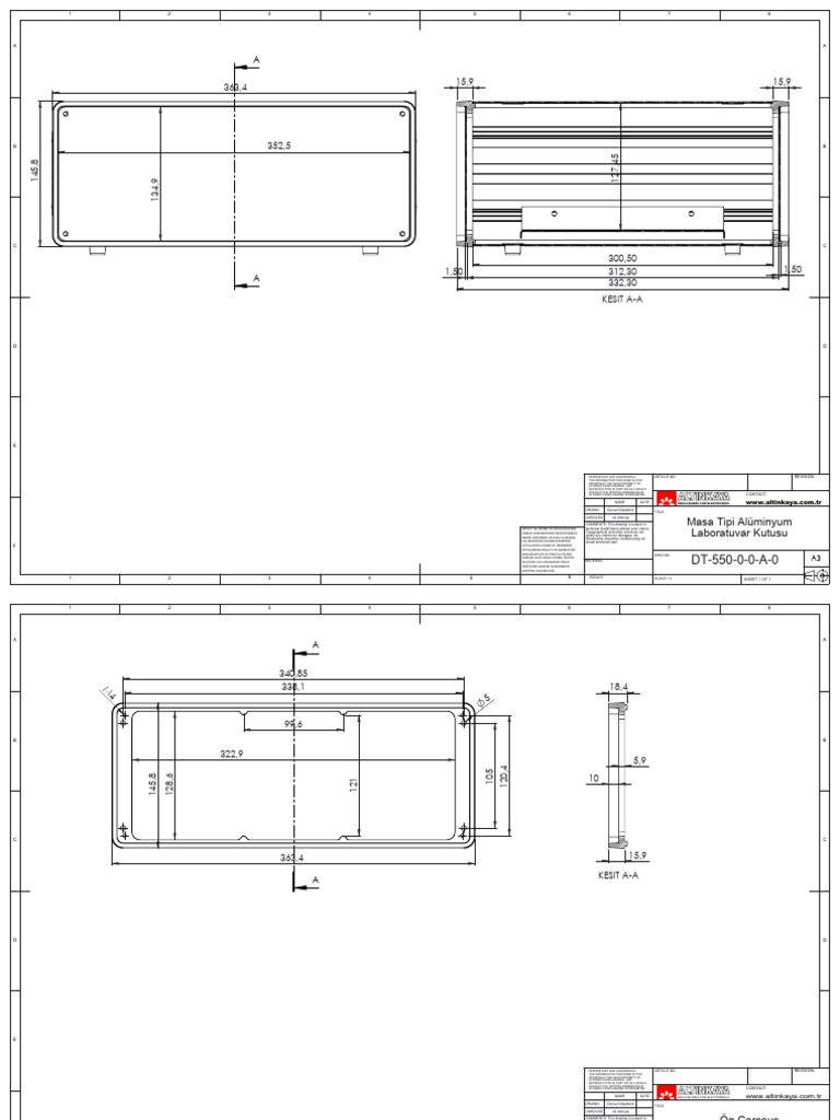 DT 550 Drawing | PDF