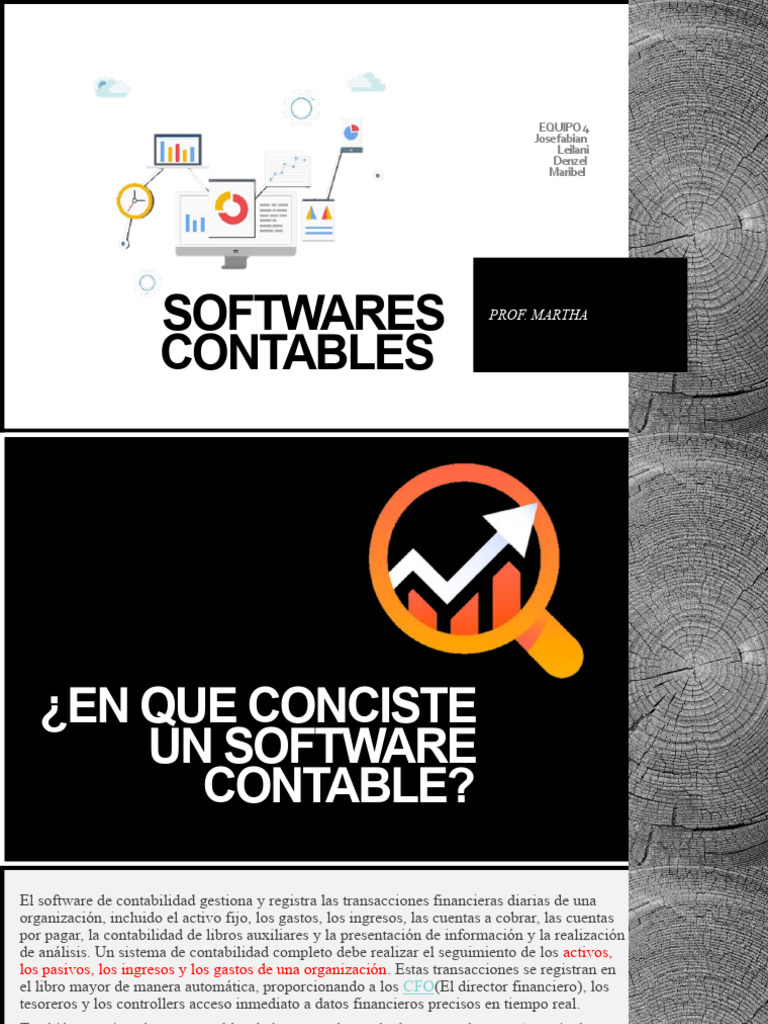 Softwares CONTABLES | PDF | Contabilidad | Software
