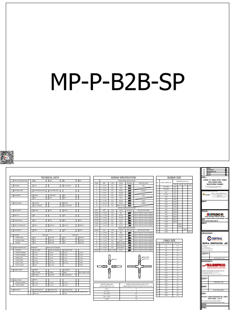 69.Tủ Điện Mp p b2b Sp | PDF | Electrical Wiring | Electricity