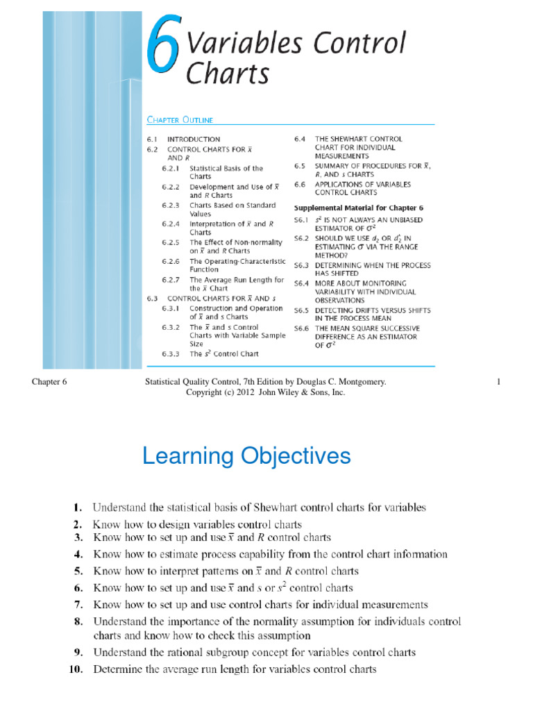 1 Statistical Quality Control, 7th Edition by Douglas C. Montgomery ...