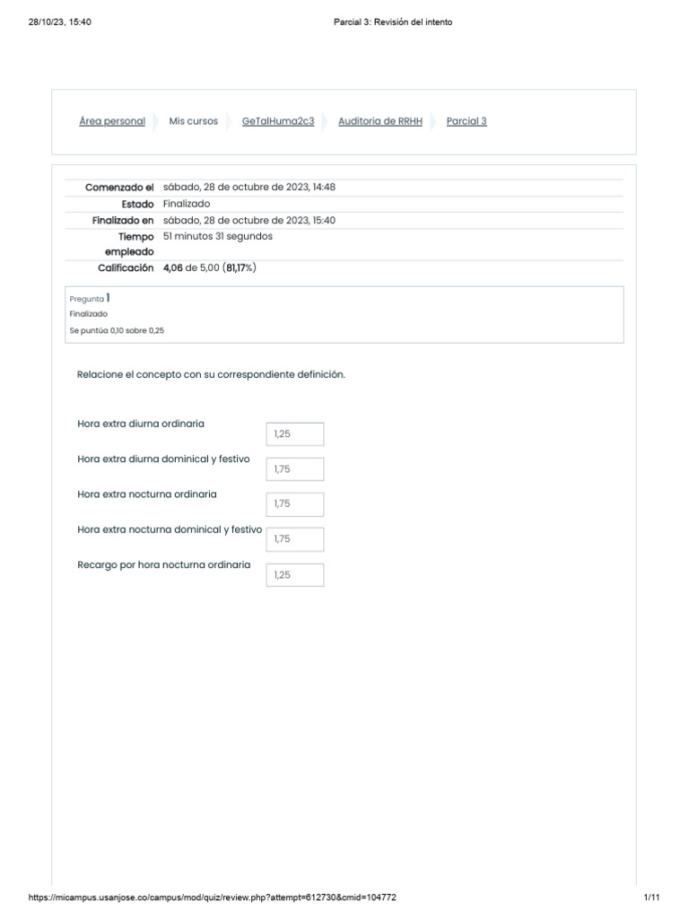 Parcial 3 - GTH | PDF | Gestión de recursos humanos | Business