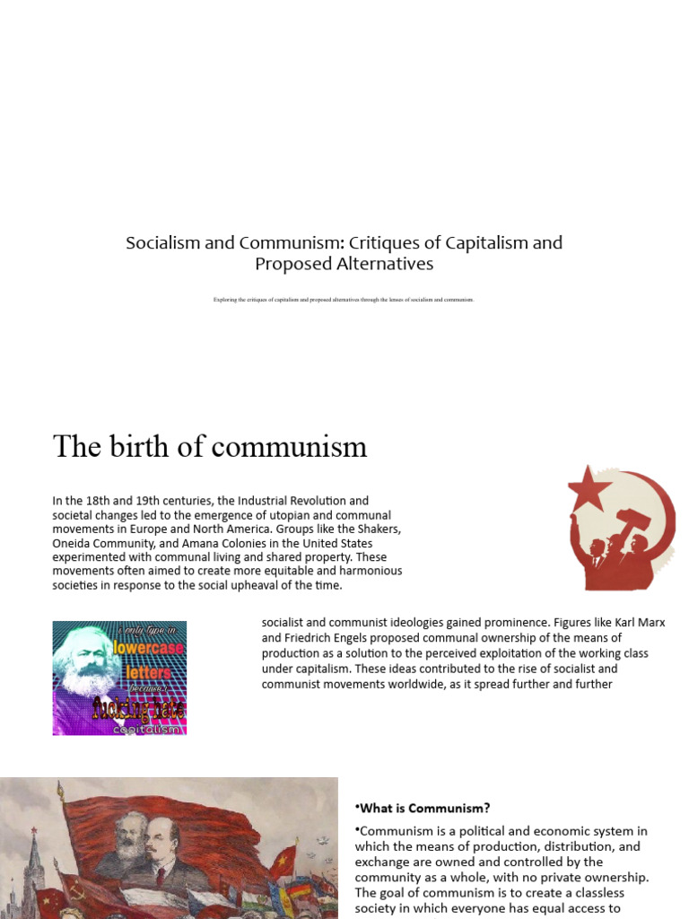 Communism | PDF | Communism | Socialism