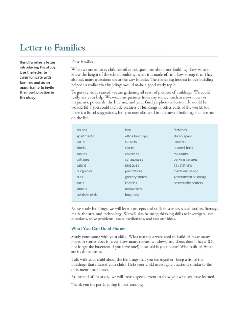 Buildings Letter-English | PDF | Building