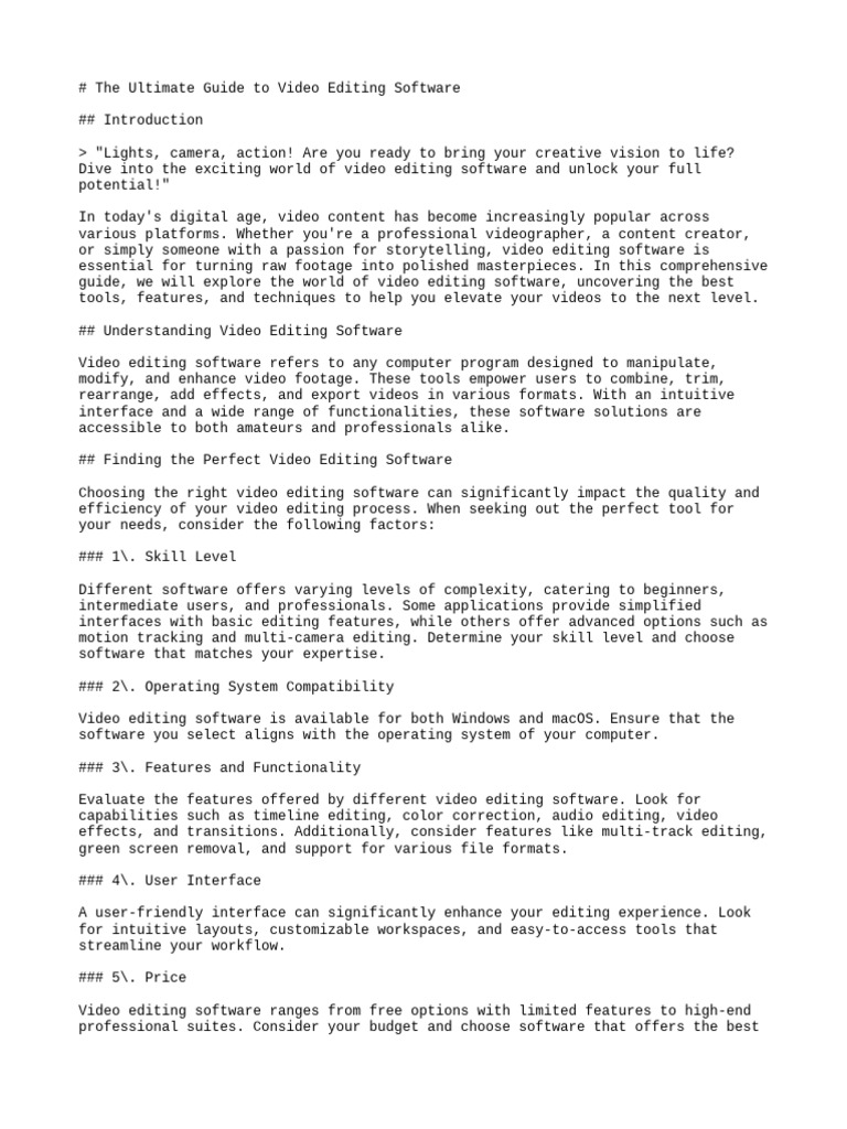 Human Written Blog Post 29 11 2023 22 32 07 | PDF | Editing | Software