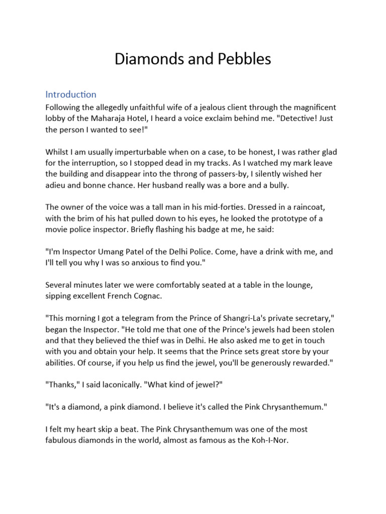 Diamonds & Pebbles by Rosamund Clifford | PDF