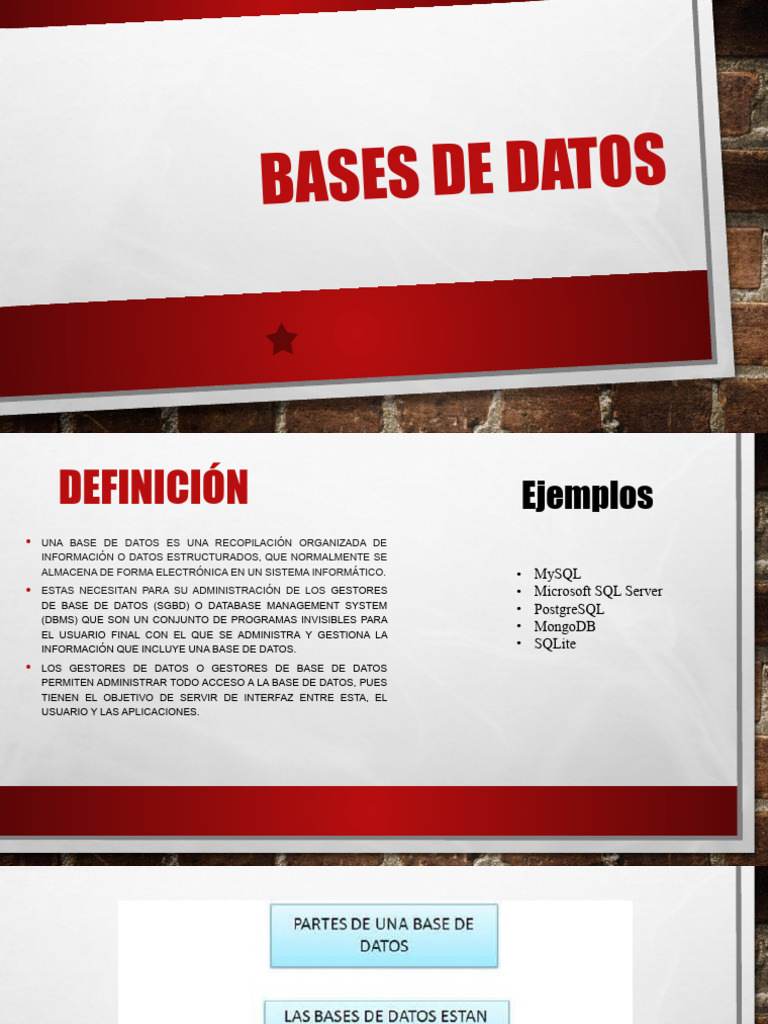 Bases de Datos | PDF