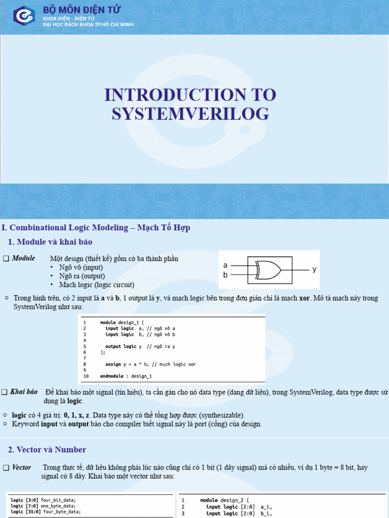System Verilog 1 | PDF