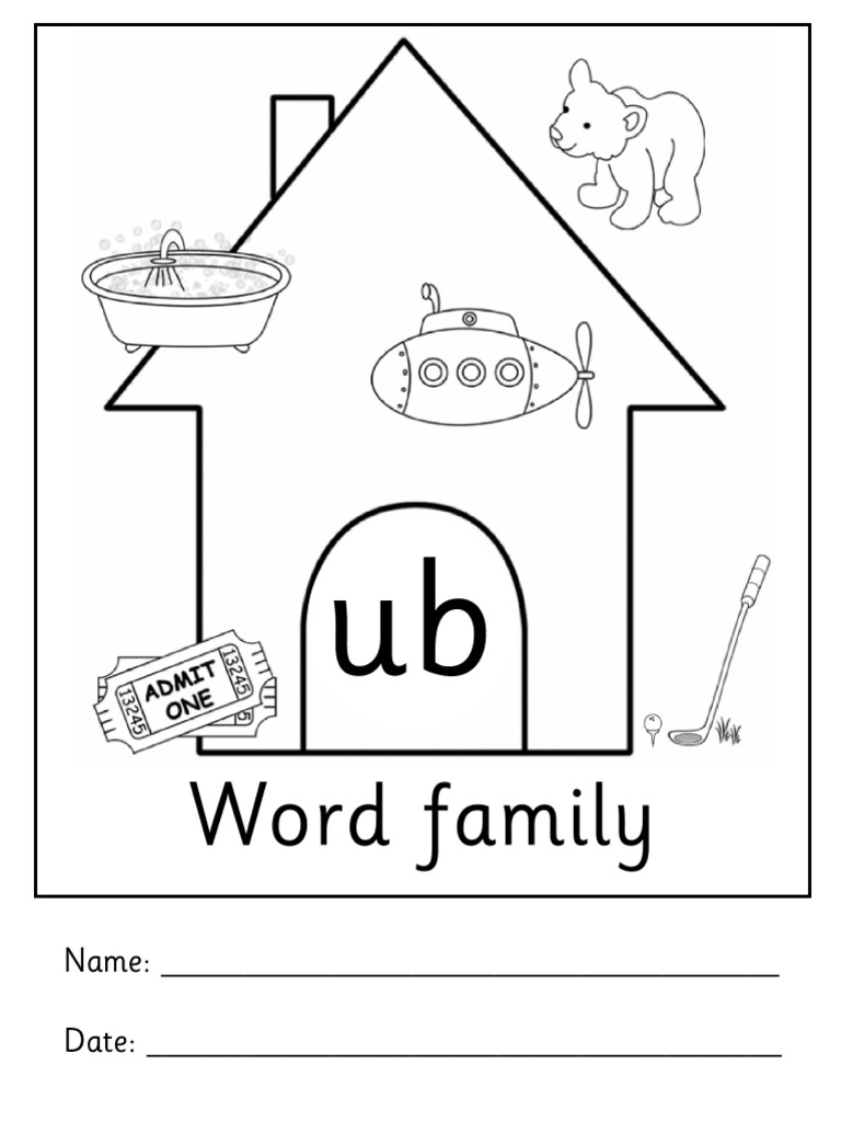U - Word Families 2021 | PDF
