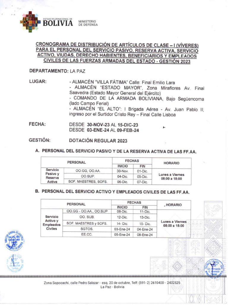 VIVERES 2023 Removed | PDF