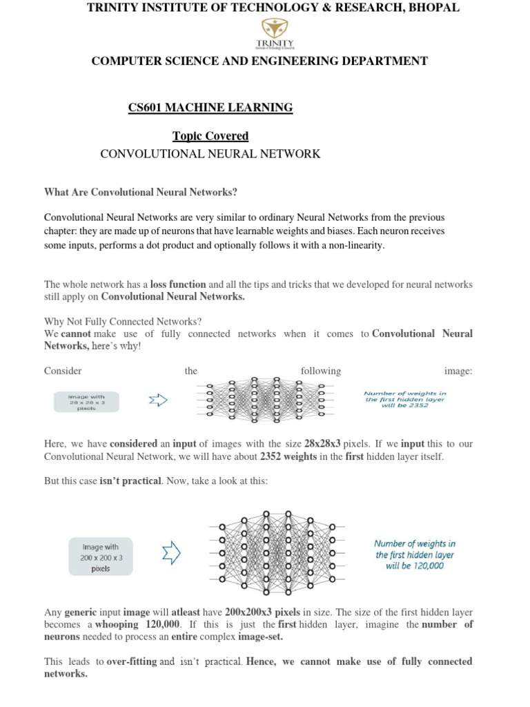 Convolutional Neural Network | PDF | Artificial Neural Network | Computational Neuroscience