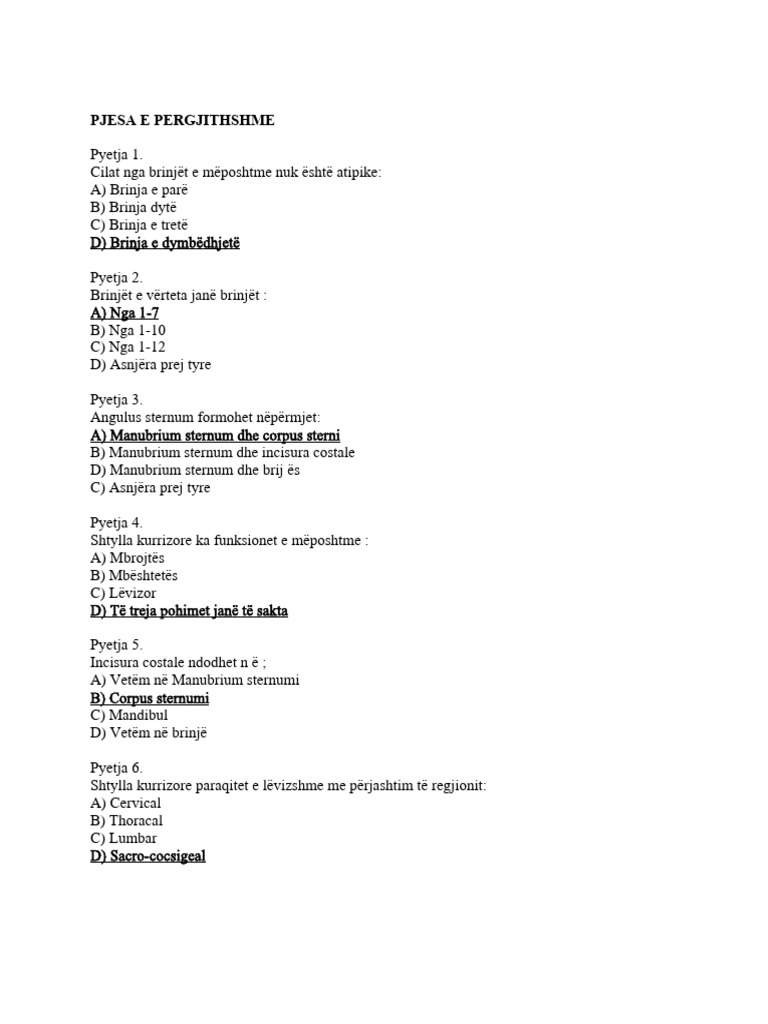 Pjesa E Pergjithshme | PDF