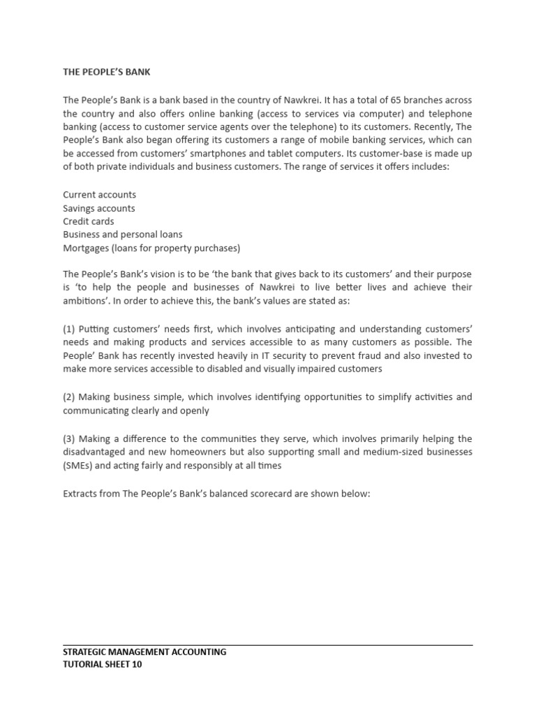 2023 Sma Tutorial Sheet 10 | PDF | Banks | Interest