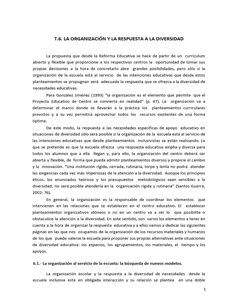 T. 6 | PDF | Enseñando | Maestros