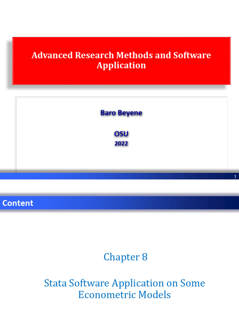 Chapter 7. Software Application | Download Free PDF | Regression ...