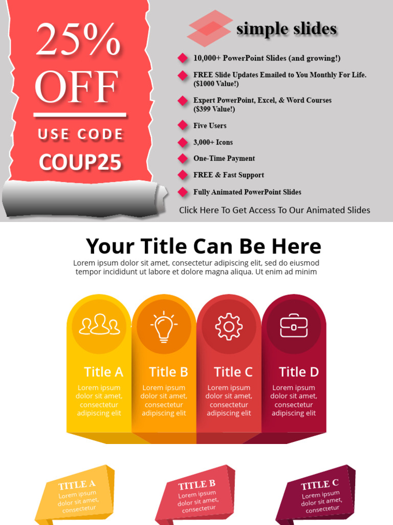 SimpleSlides Full Animated Sample Pack C | PDF | Computing | Software