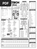 Lancer Combat Cheatsheet | PDF | Military Technology