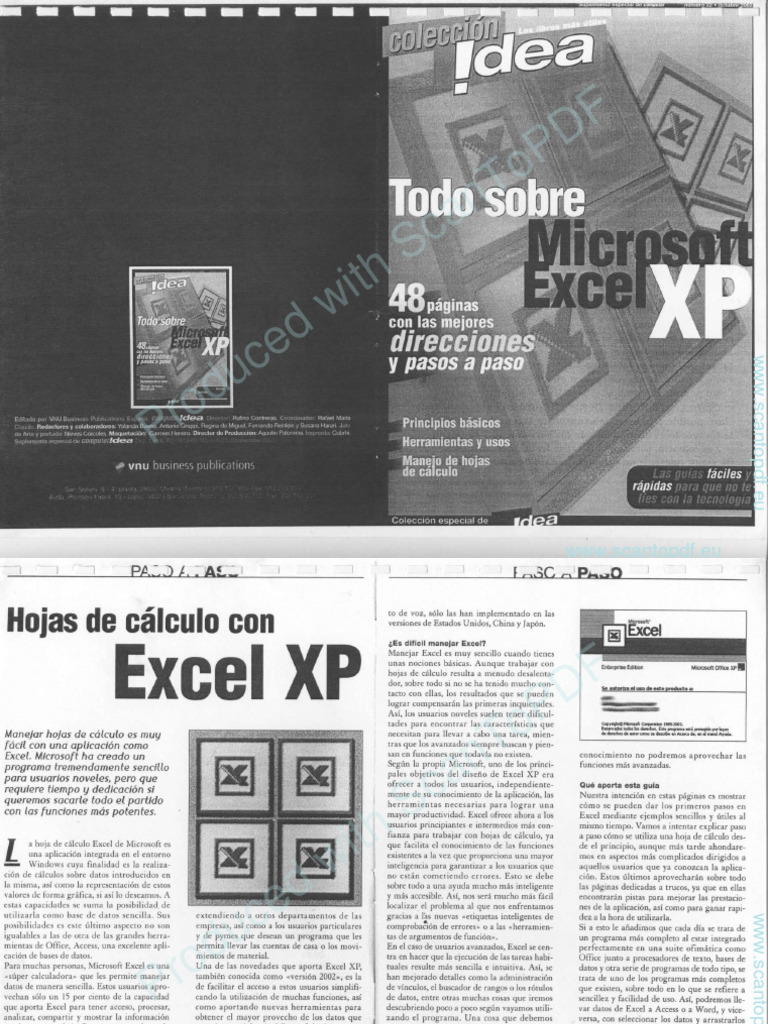 Manual Excel XP | PDF