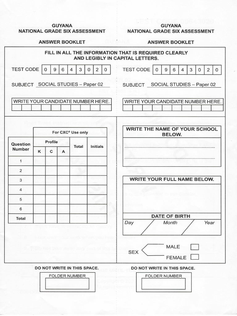 Social Studies Paper II | PDF