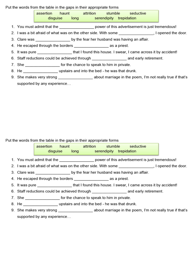 Unit 1 - Career Vocabulary | PDF