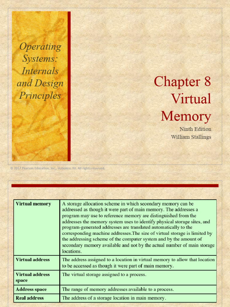 Ch08 OS9e | PDF | Process (Computing) | Computer Data Storage