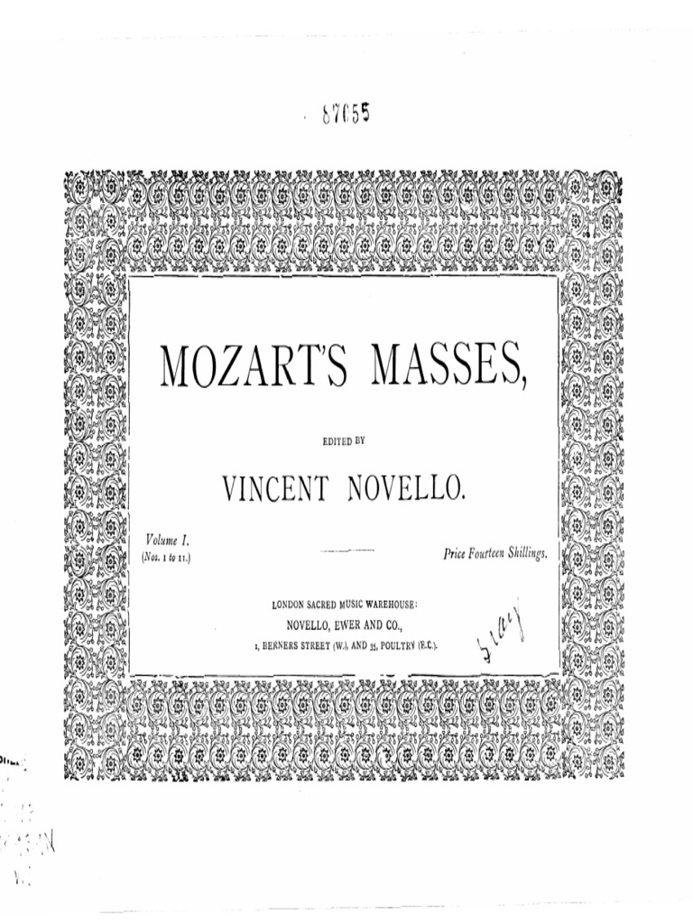 Misa Coronación (Mozart) (Coro) | PDF