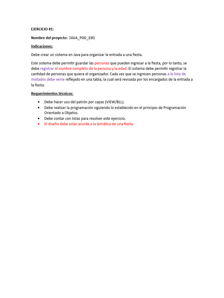 Copia de Prácticas JAVA | PDF | Java (lenguaje de programación ...