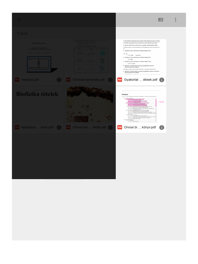 Biofizika I. - Google Drive | PDF