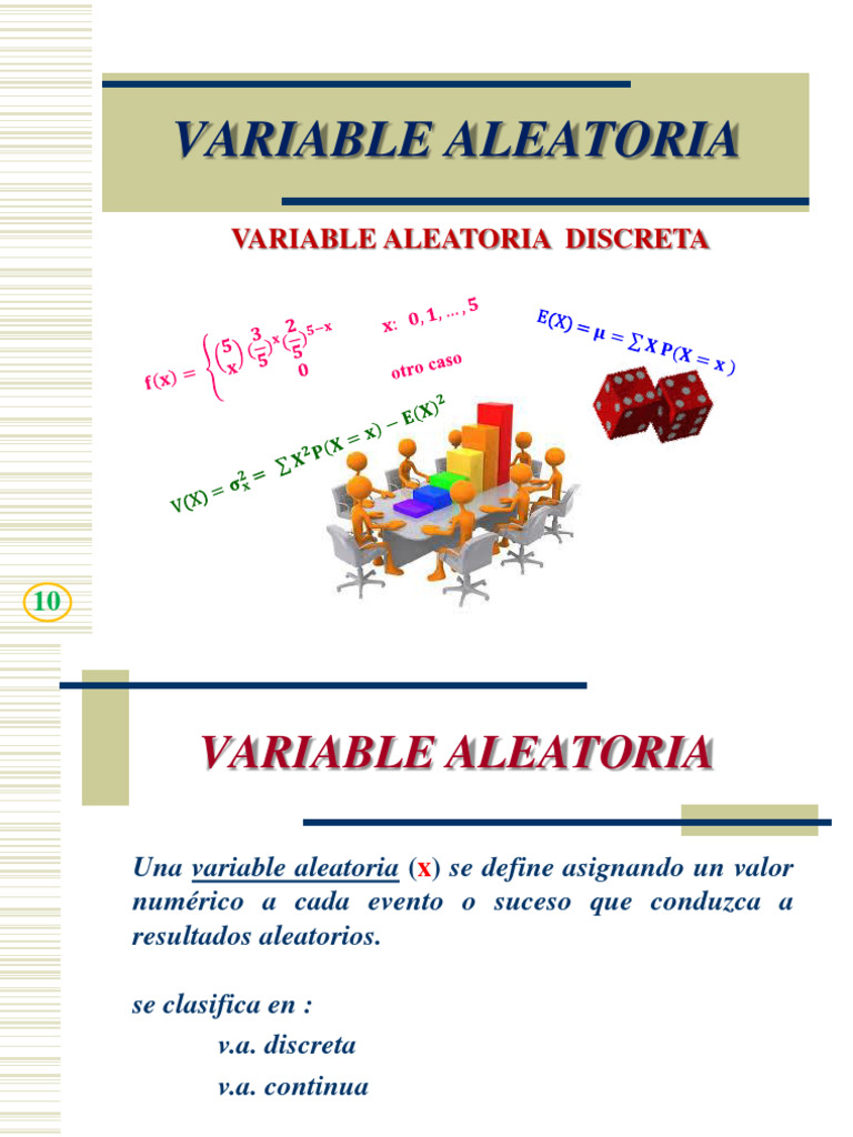 Variable Aleatoria Discreta | PDF | Variable aleatoria | Estadísticas