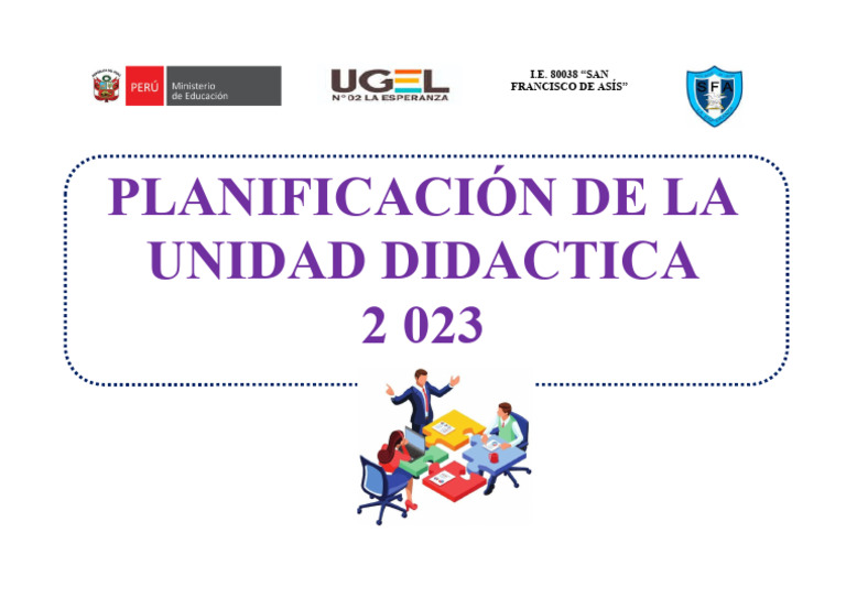 Caratula de Unidad Didáctica | PDF