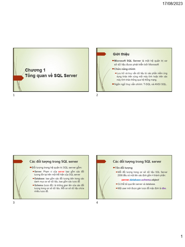 Chuong 1 - Gioi Thieu | PDF