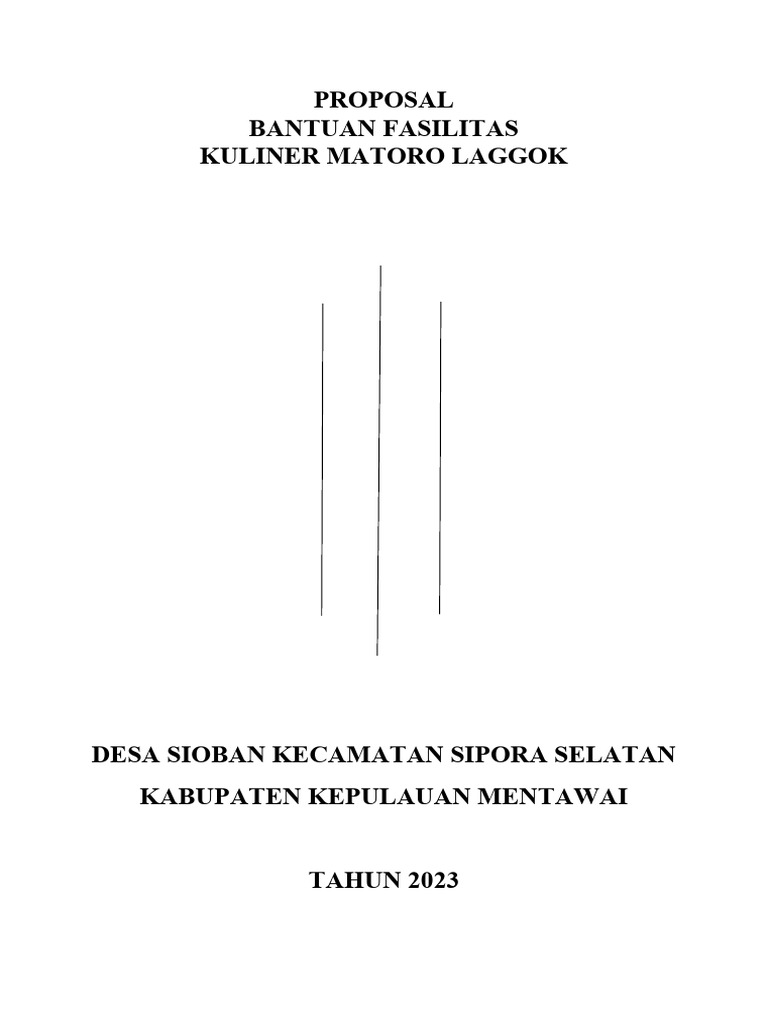 Proposal Kuliner-1 | PDF | Memasak, Makanan, & Anggur