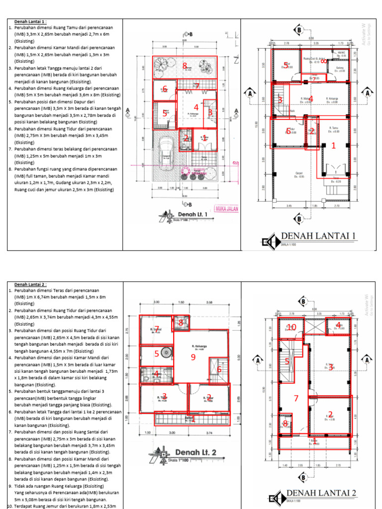 Perbedaan Rumah Hendra | PDF