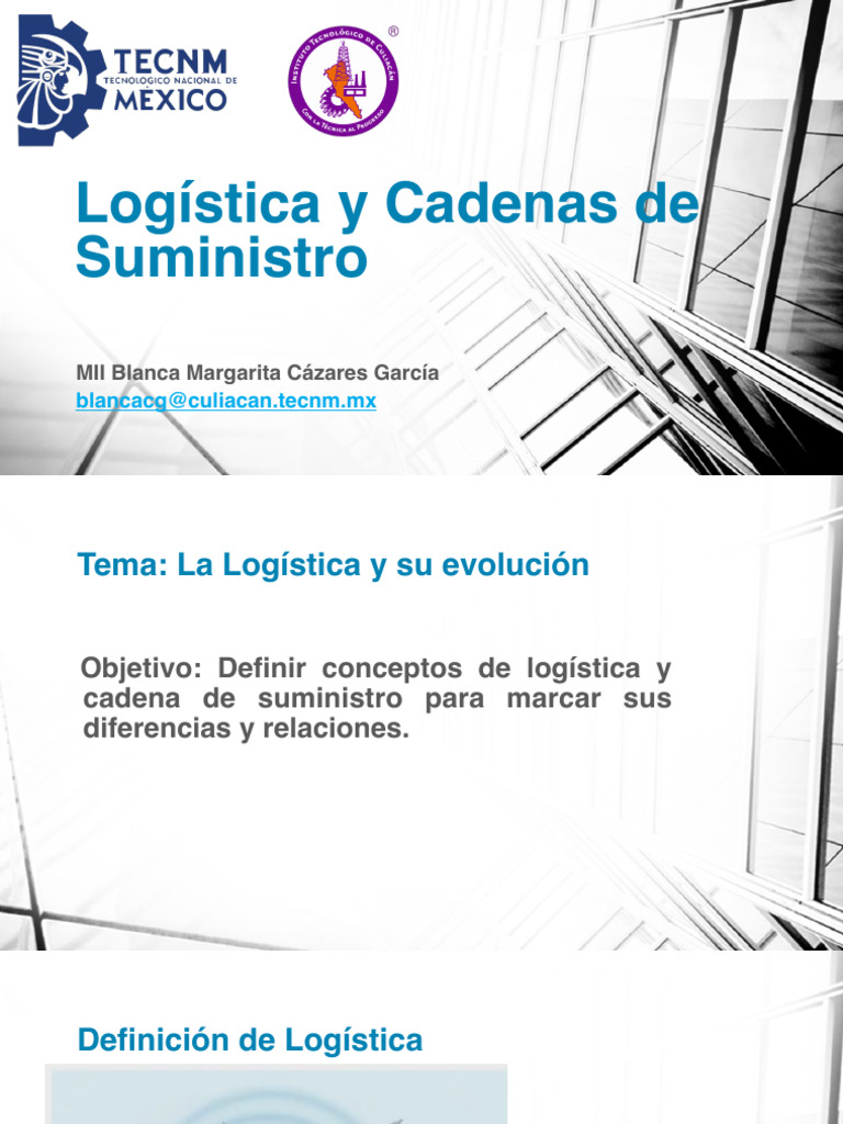 Definición y Evolución de la Logística | PDF | Logística | Almacén