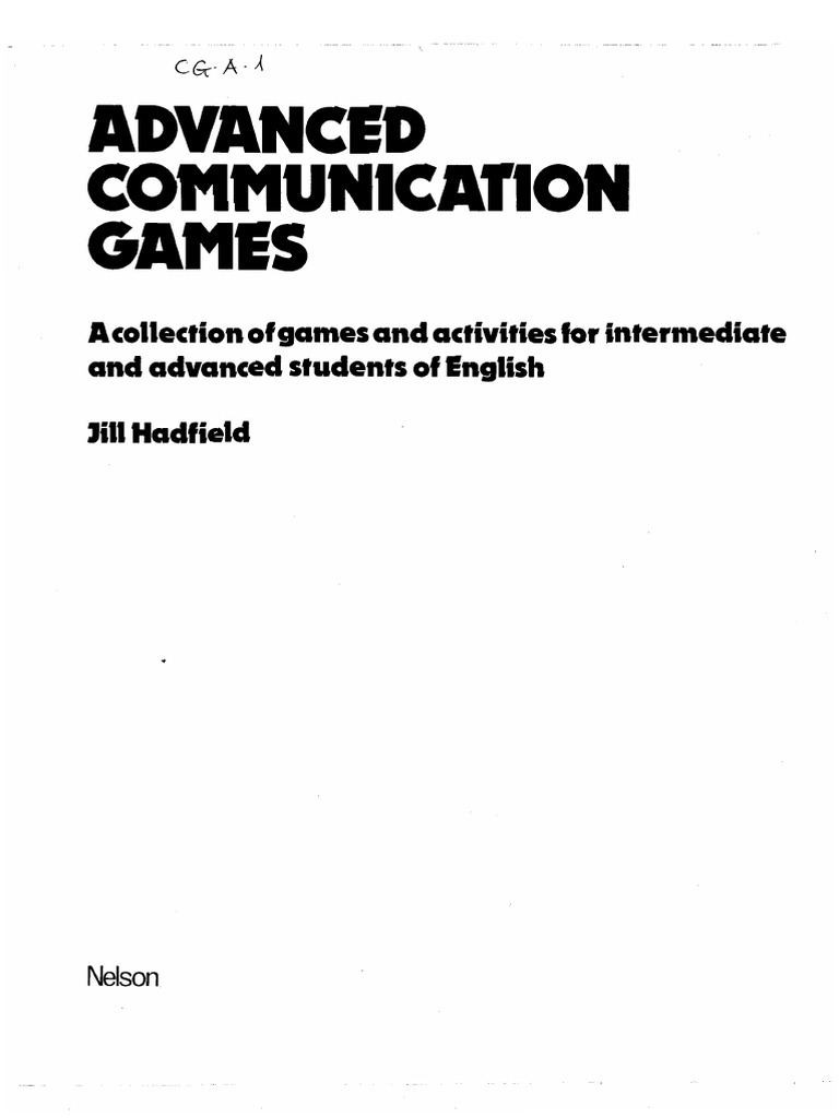 Advanced Communication Games | PDF