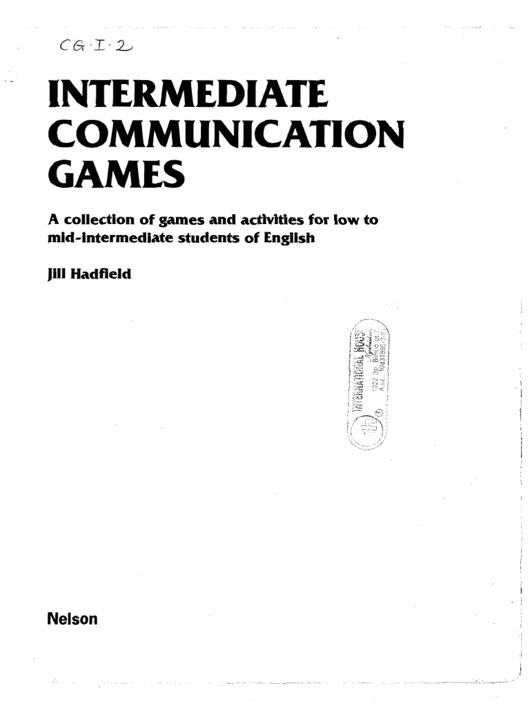 Intermediate Communication Games | PDF