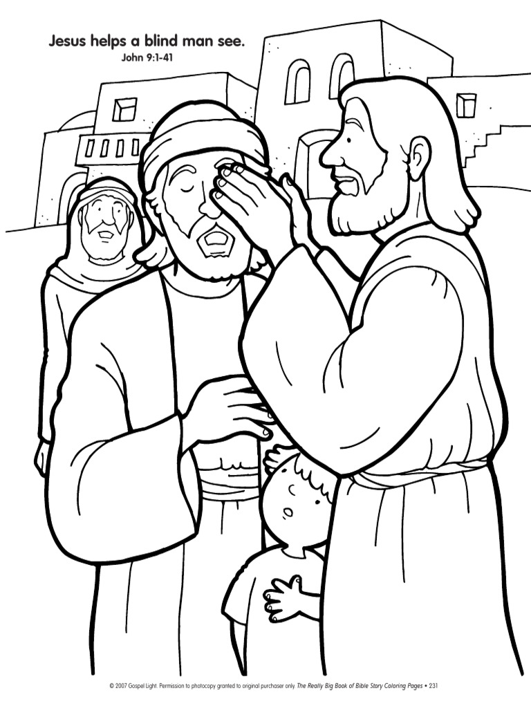 111 Jesus Helps A Blind Man See | PDF | Religion & Spirituality