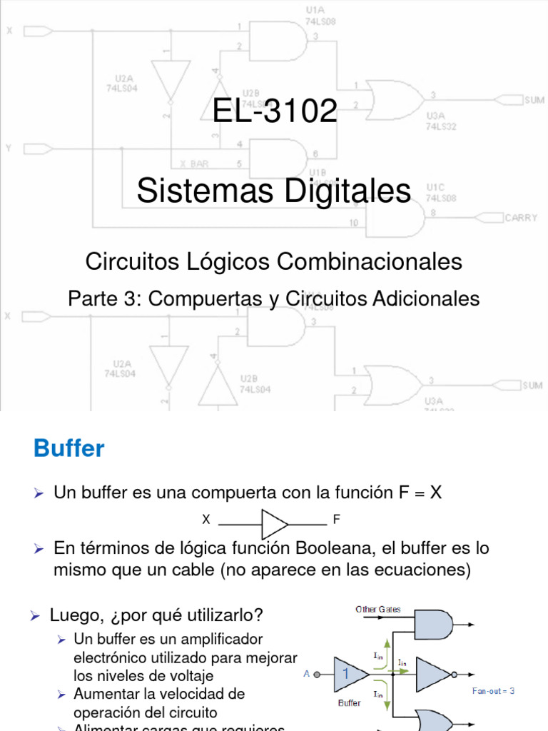 Catedra 6 Circuitos Logicos Secuenciales | PDF | Puerta lógica | Ingenieria Eléctrica
