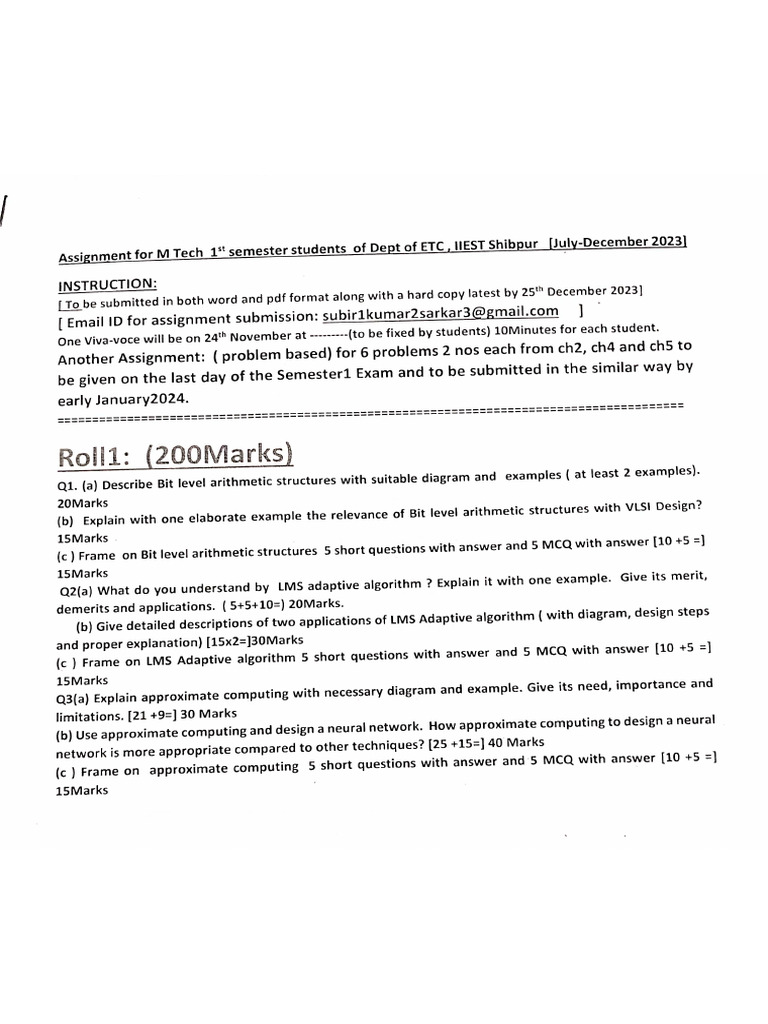 SKS Sir Assignment 1 | PDF