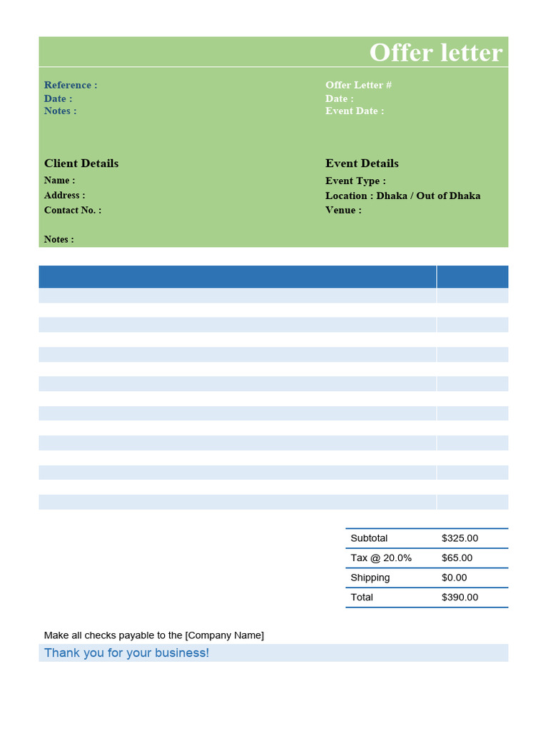 Mre Ref Template 1 Offer Letter Pdf 