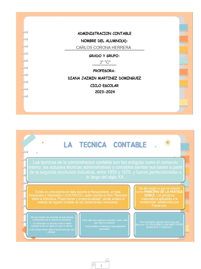 Guia Contable | PDF | Dinero | Efectivo