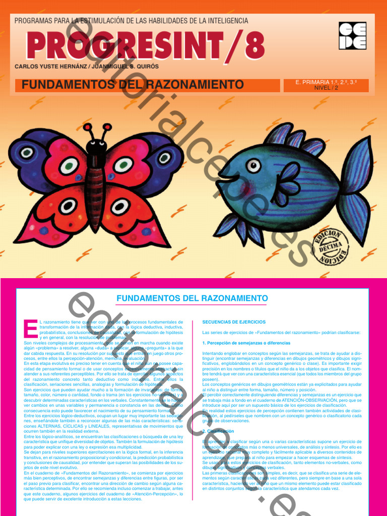 Progresint/8 | PDF | Inteligencia | Analogía